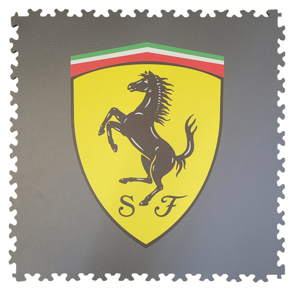Custom Logo Printed Tiles - Garage Floor Tiles